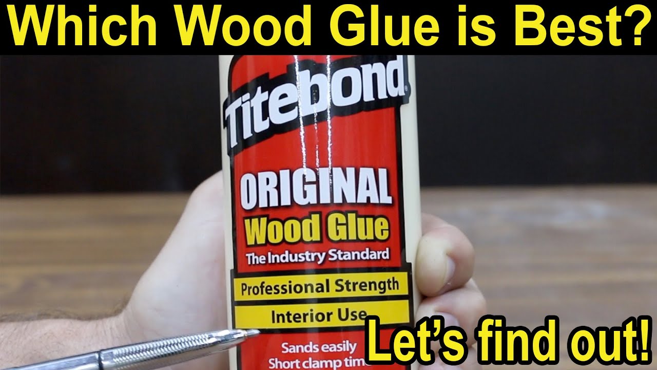 Which Wood Glue is Best?  Let's find out!  Showdown with Titebond, Flex Glue, Elmer's & Gorilla.