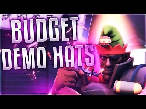 TF2 - Top 5 Budget Unusual Hats #4 - Best BUDGET Demoman Hats!