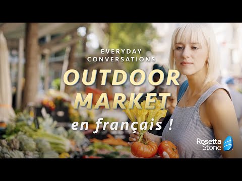 Outdoor Market β’ Everyday Conversations in French