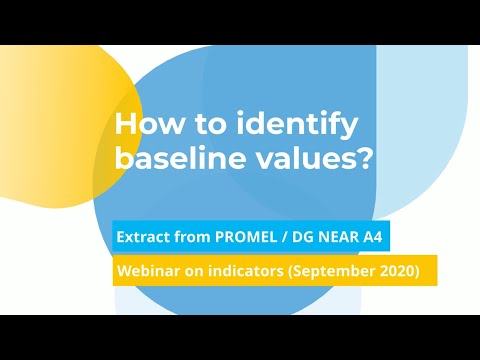 How to identify baseline values?