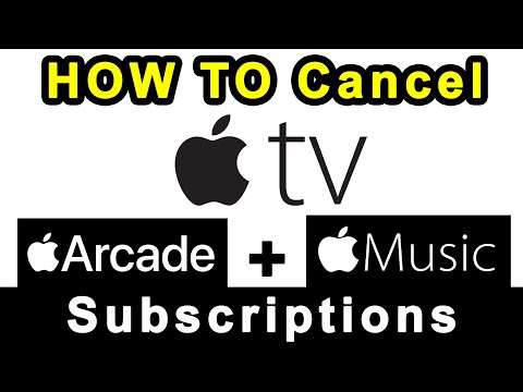 HOW TO Cancel APPLE TV + Arcade + Music Subscriptions!