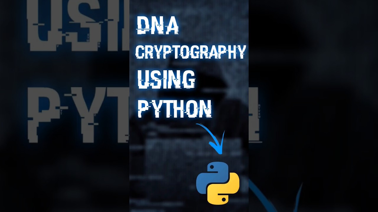 DNA cryptography using 10 lines of python in 58 secs🗿 basics of ethical hacking #python #shorts