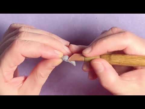 Part 1 - Creating Flamingo miniature (head only sculpting)/ Polymer clay bird