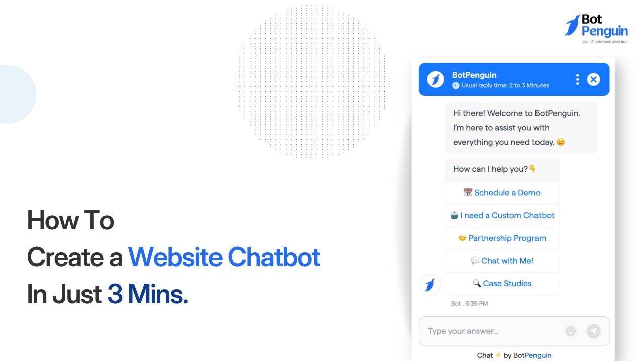 How to Create a Website Chatbot In Just 3 Mins. Using BotPenguin | No-Code Tutorial for Beginners