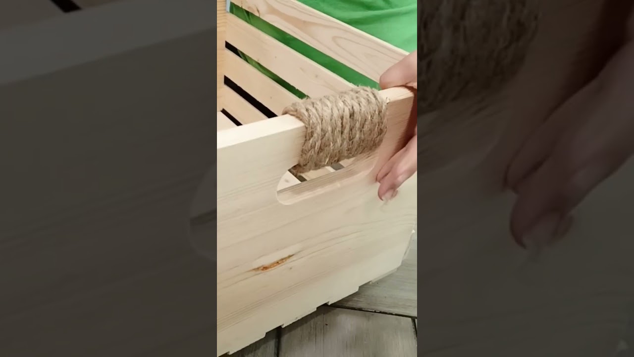 Ideas to decorate wooden boxes or Huacal Ideas para decorar cajas de madera #shorts #decorar