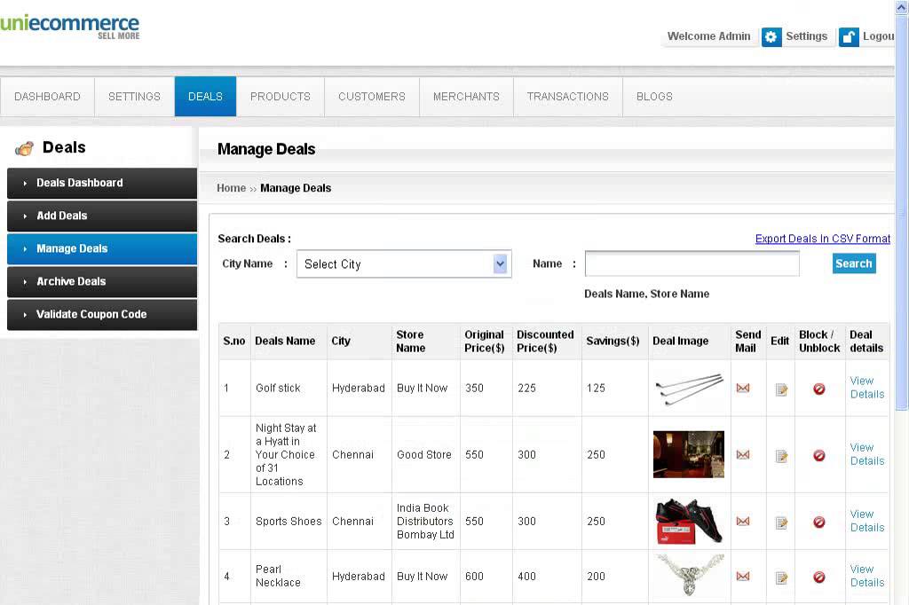 How to Ecommerce Software Admin Panel - Demo | Uniecommerce