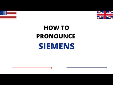 How To Pronounce SIEMENS Correctly In English | SIEMENS Pronunciation | How To Say SIEMENS