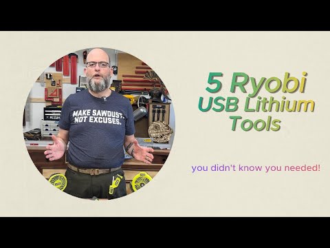 5 Ryobi USB Lithium Tools You Didn't Know You Needed...Until Now!!!