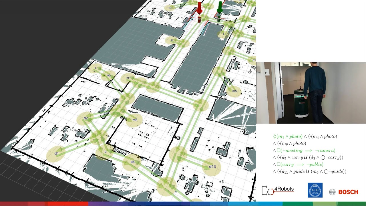 Simultaneous Task Allocation and Planning for Temporal Logic Goals in Heterogeneous Multi Robot Syst