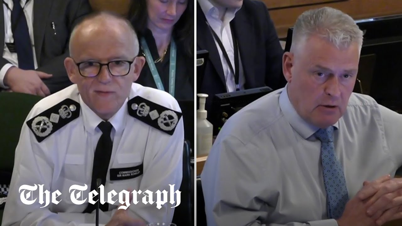 Watch: Lee Anderson in fiery clash with Met Police chief