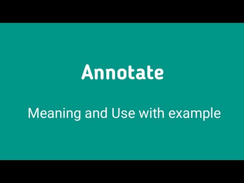 Annotate meaning in urdu/hindi