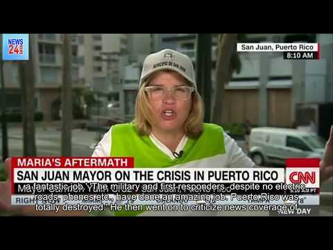 Trump attacks 'nasty' San Juan mayor on Twitter and says Puerto Ricans 'want everything to be done f