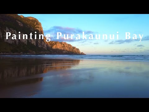 Purakaunui Bay Painting by Artist Min Kim #newzealandart