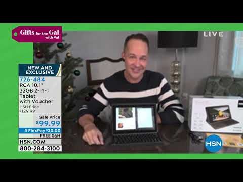 RCA 10.1" 32GB 2in1 Tablet with 2MP Front Camera and Vou...