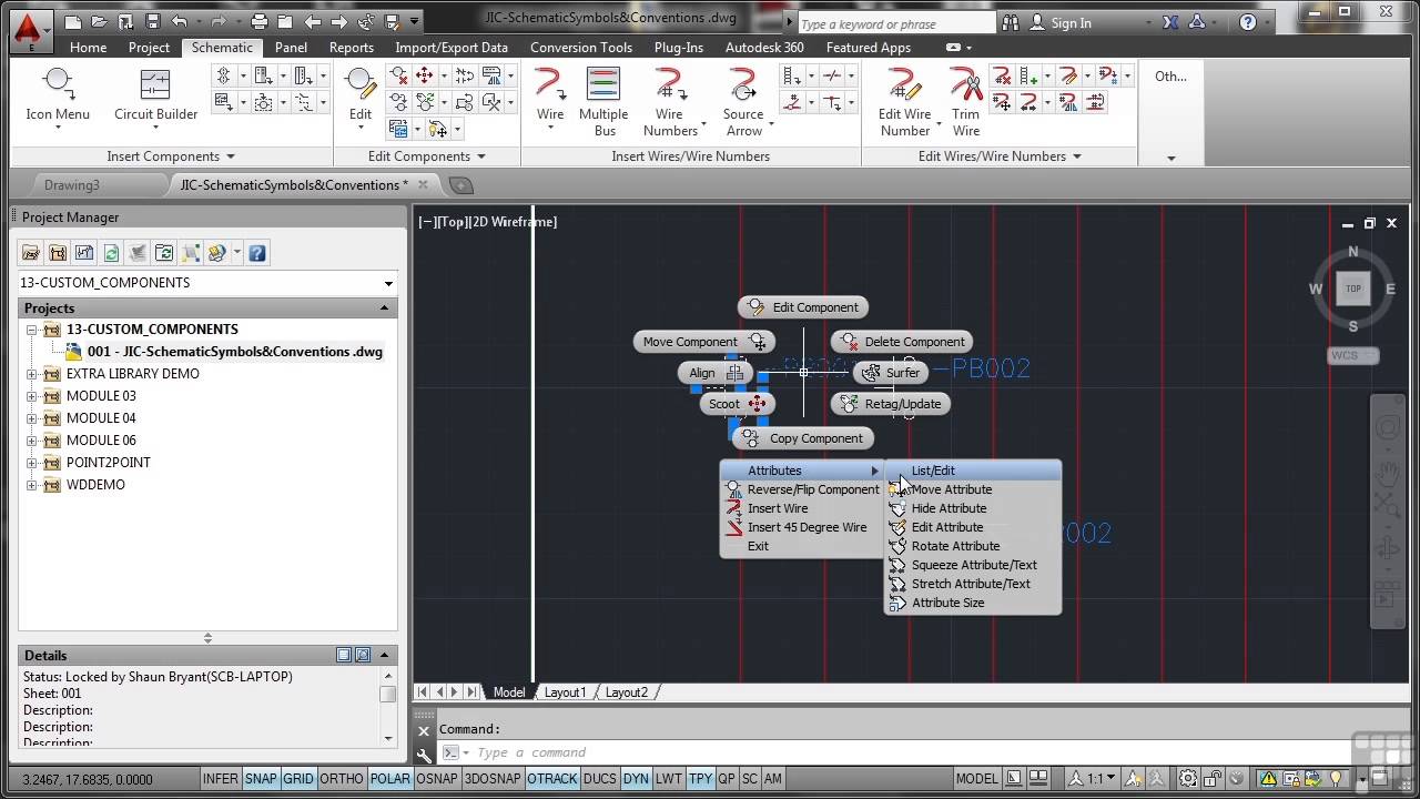 Autodesk AutoCAD Electrical 2014 Tutorial | Schematic Symbols And Conventions