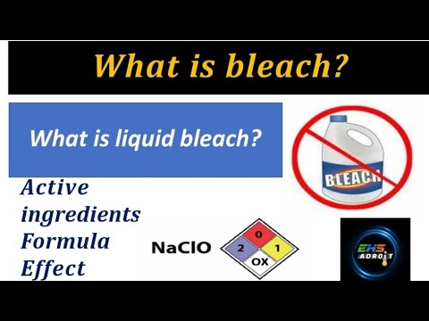What is bleach products? || What is liquid bleach? || full information about bleach ||