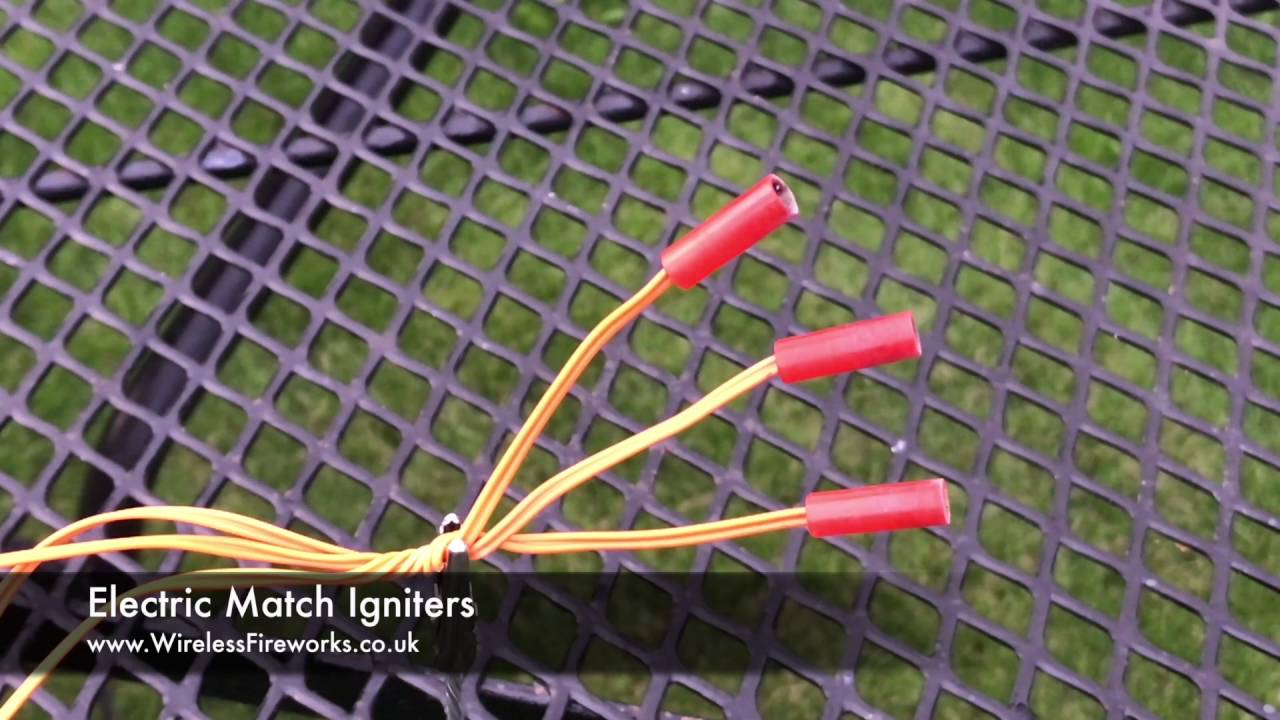 Electric Match Igniters (E-Match) - www.WirelessFireworks.co.uk