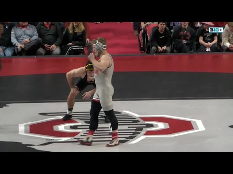 174 LBs: Ohio State's Carson Kharchla vs. Minnesota's Clayton Whiting | Big Ten Wrestling |2/7/2025