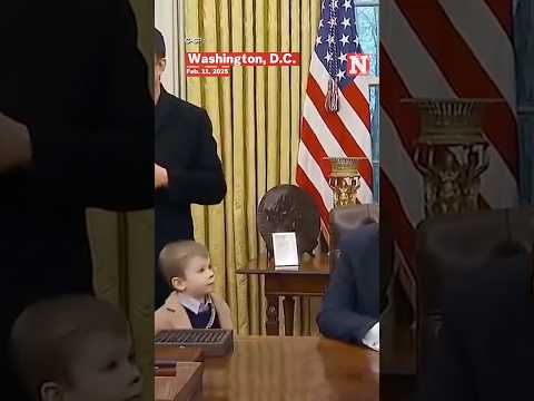 Elon Musk's Son's Comment to Trump in Oval Office Goes Viral