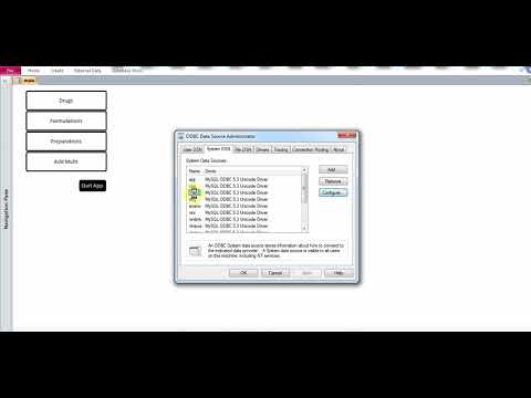 MySQL ODBC Connection - Configure