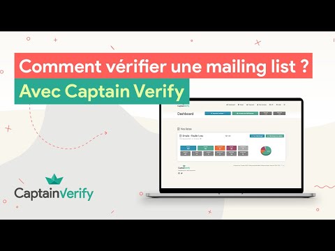 Comment vérifier une mailing list avec Captain Verify ?