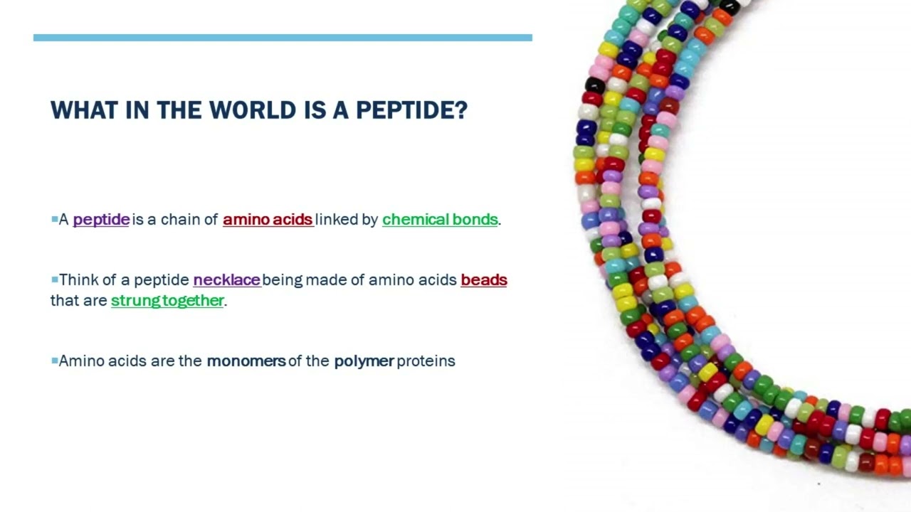 Peptide Series: Lesson 1