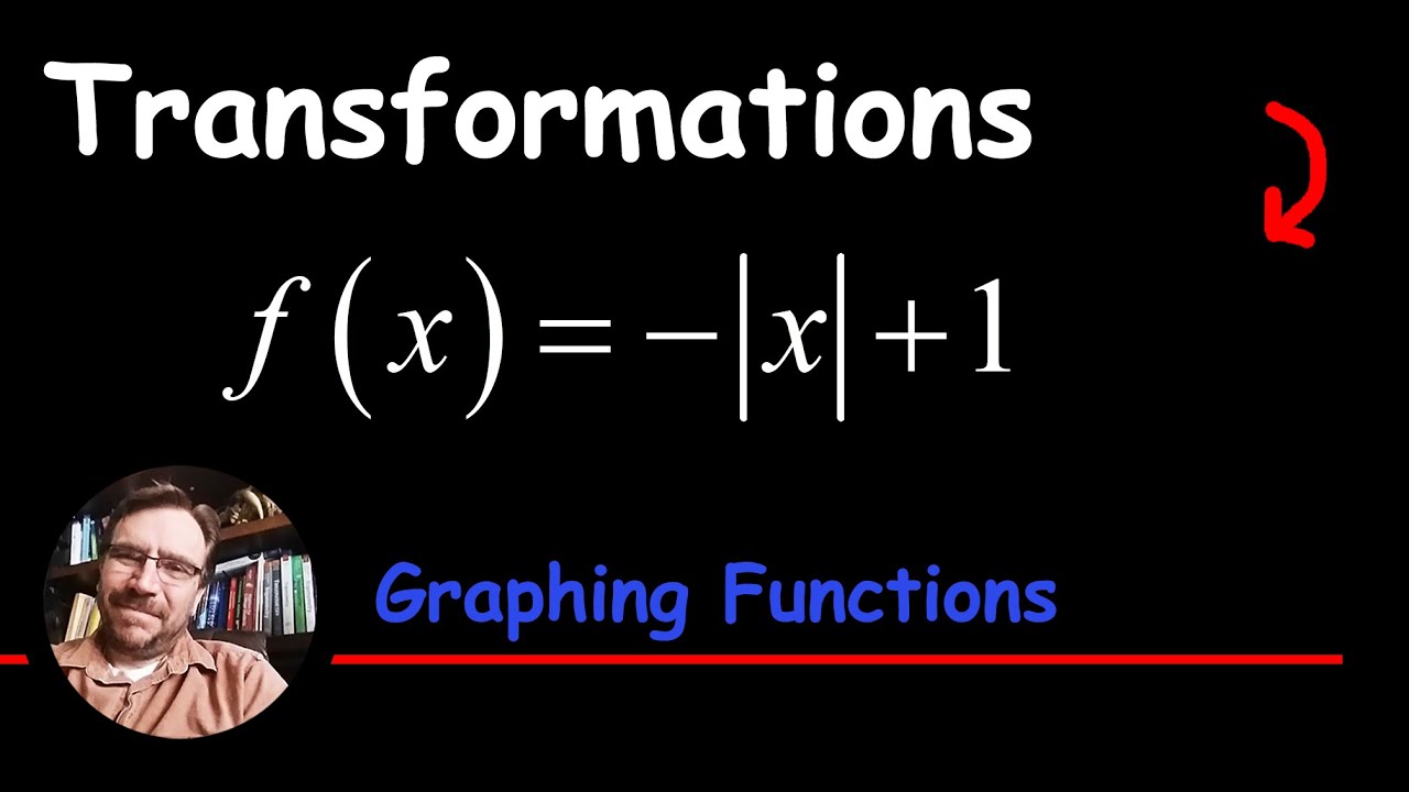 Graph an Absolute Value Function with a Reflection using Transformations f(x) = -|x|+1