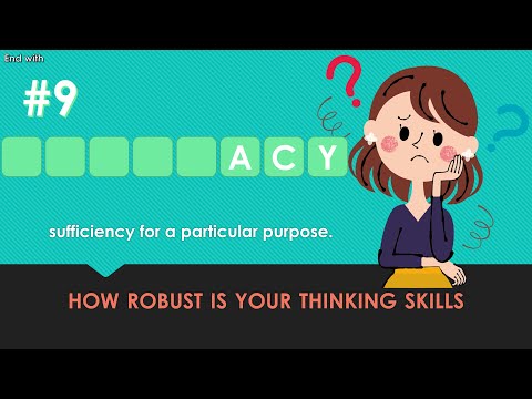 GUESS the WORD GAME - end with ACY | QUIZ CHALLENGE| WORD TRIVIA | BRAIN TEASER #9
