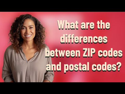 What are the differences between ZIP codes and postal codes?