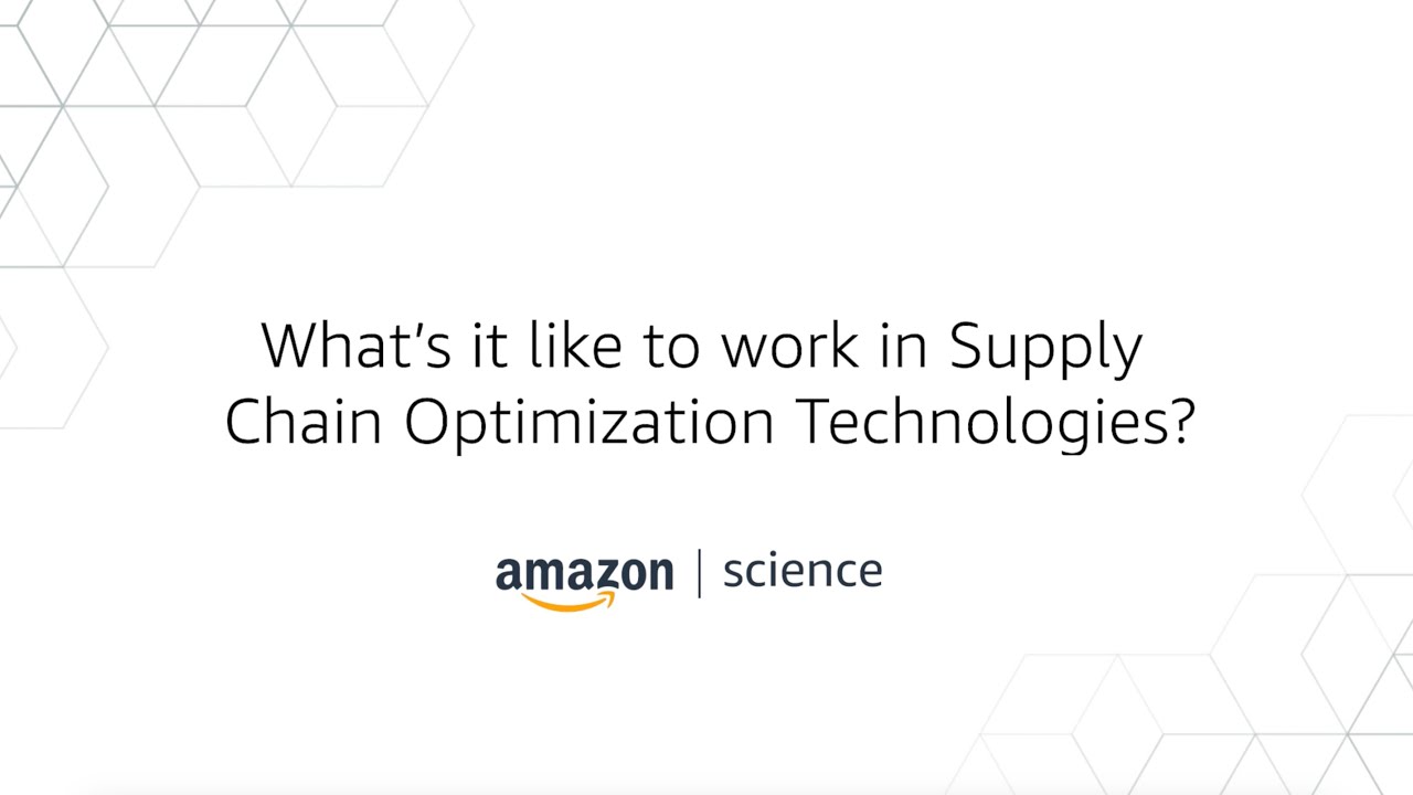 What's it like to work in Supply Chain Optimization Technologies as a scientist?