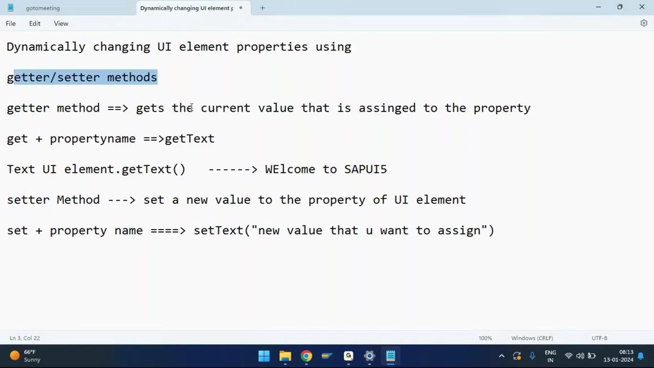 10  Dynamically changing UI element properties