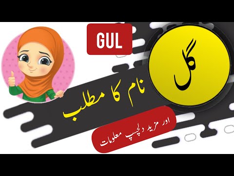 Gul name meaning in urdu and English with lucky number | Islamic Baby Boy Name | Ali Bhai