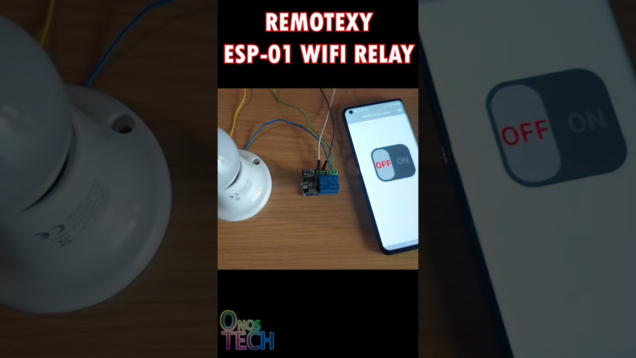 RemoteXY ESP01 Wi-Fi Switch #remotexy #esp01 #esp8266 #arduino