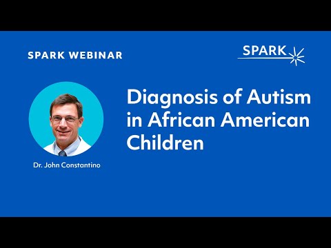 Timing of the Diagnosis of Autism in African American Children