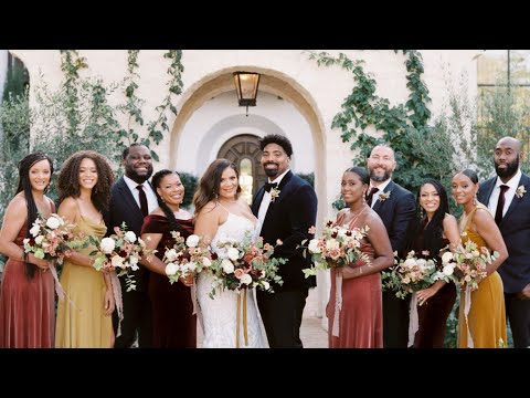 Amanda & Ryan’s Intimate Estate Wedding in California with a Warm Color Scheme