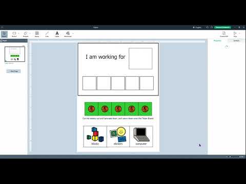 Creating a Token Board in Boardmaker 7