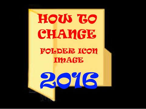 HOW TO CHANGE FOLDER ICON IMAGE (windows 10)