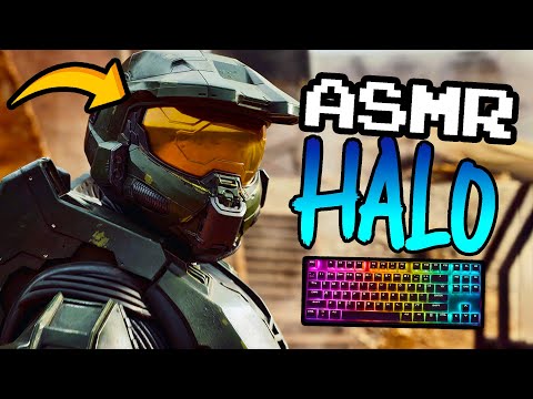 ASMR HALO Infinite Keyboard Sounds for Sleep (NO TALKING) [ASMR GAMING]