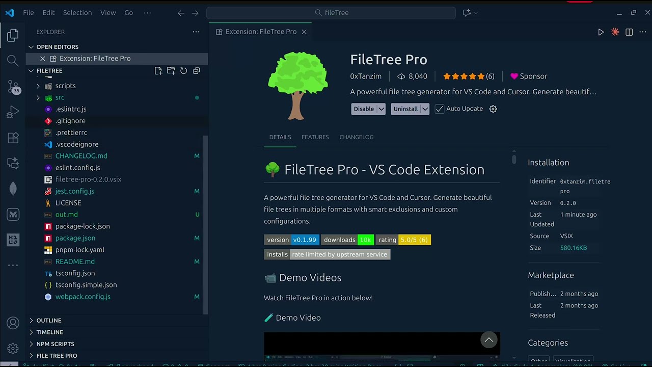 FileTree Pro guide