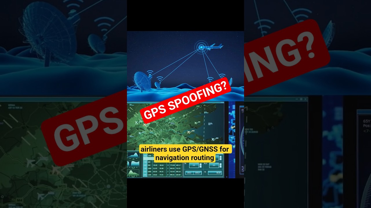 GPS Spoofing Explained: When Aircraft Navigation Lies #aviation #gps #hacking #cybersecurity #