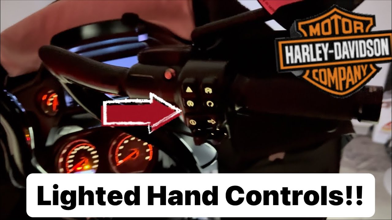 Lighted Hand Control Switches @harleydavidson