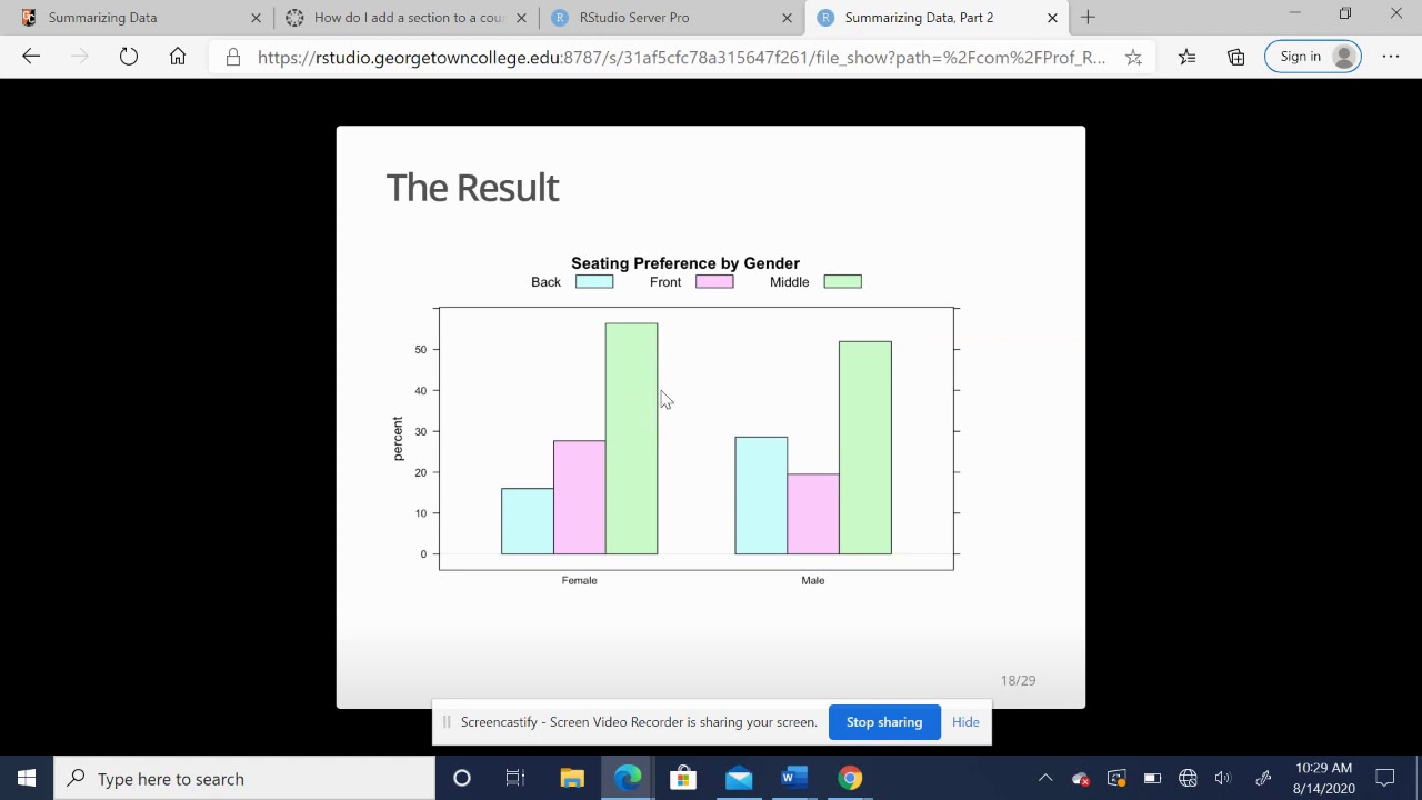 Summarizing Data Part 2