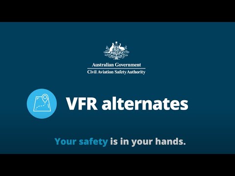 Explaining the rules - VFR alternates
