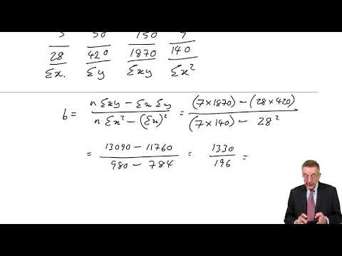 Semi-Variable Costs (part 2) Regression analysis - ACCA Management Accounting (MA)