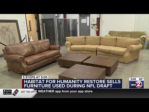 Habitat for Humanity ReStore sells furniture used during NFL Draft