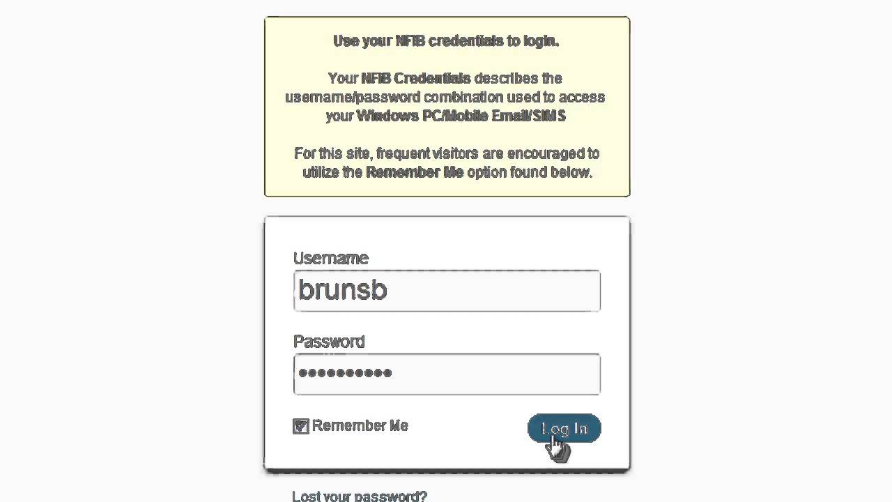 log in knowledge base