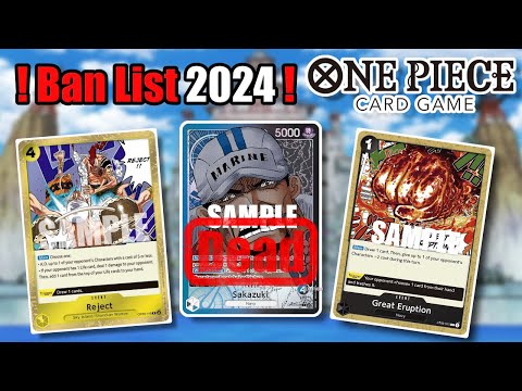 Sakazuki Leader BANNED! - Ban List March 2024 - One Piece Card Game