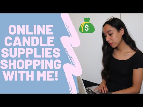 ONLINE CANDLE SUPPLIES SHOPPING WITH ME!