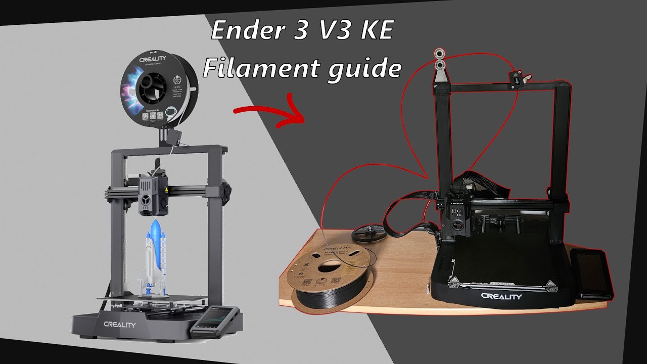 Filament guide system - Ender 3 V3 KE