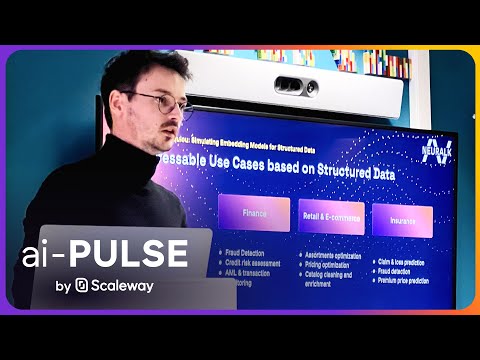 Hands-On Integration Simulating Embedding Models for Structured Data | ai-PULSE 2024 Replay